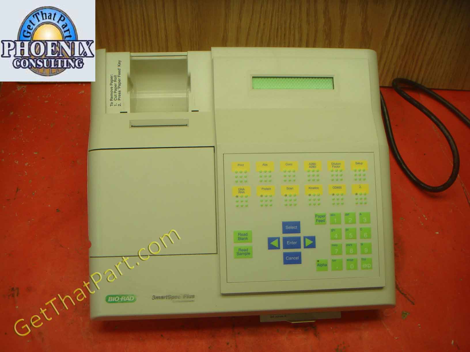 Bio-Rad SmartSpec Plus DNA UV / Visible Spectrophotometer with Printer