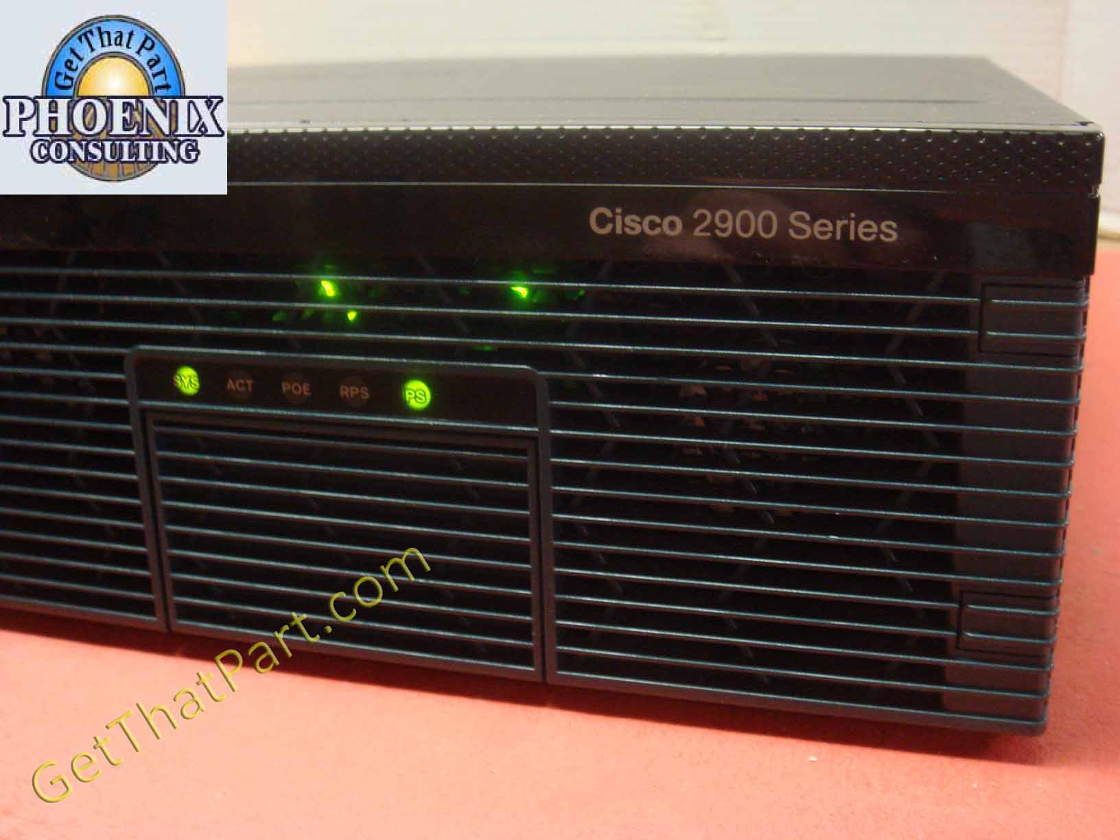 Cisco 2921 K9 V07 Small Office Voice Data Integrated Services Router