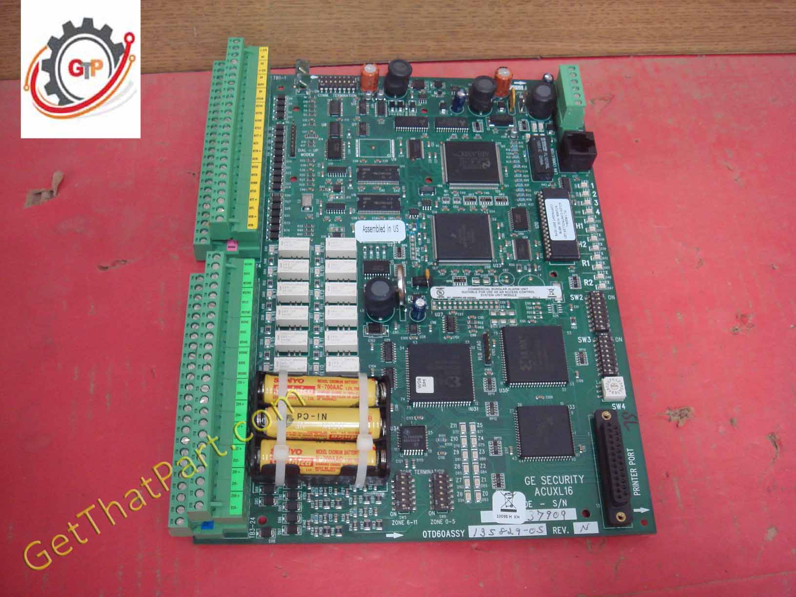 GE Security ACUXL16 Networked Intelligent Controller Control Board Asy
