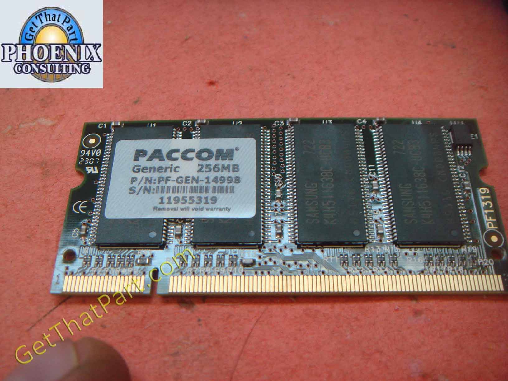 Sharp MX-6201 256M OEM Ram Memory Module Assembly 14998