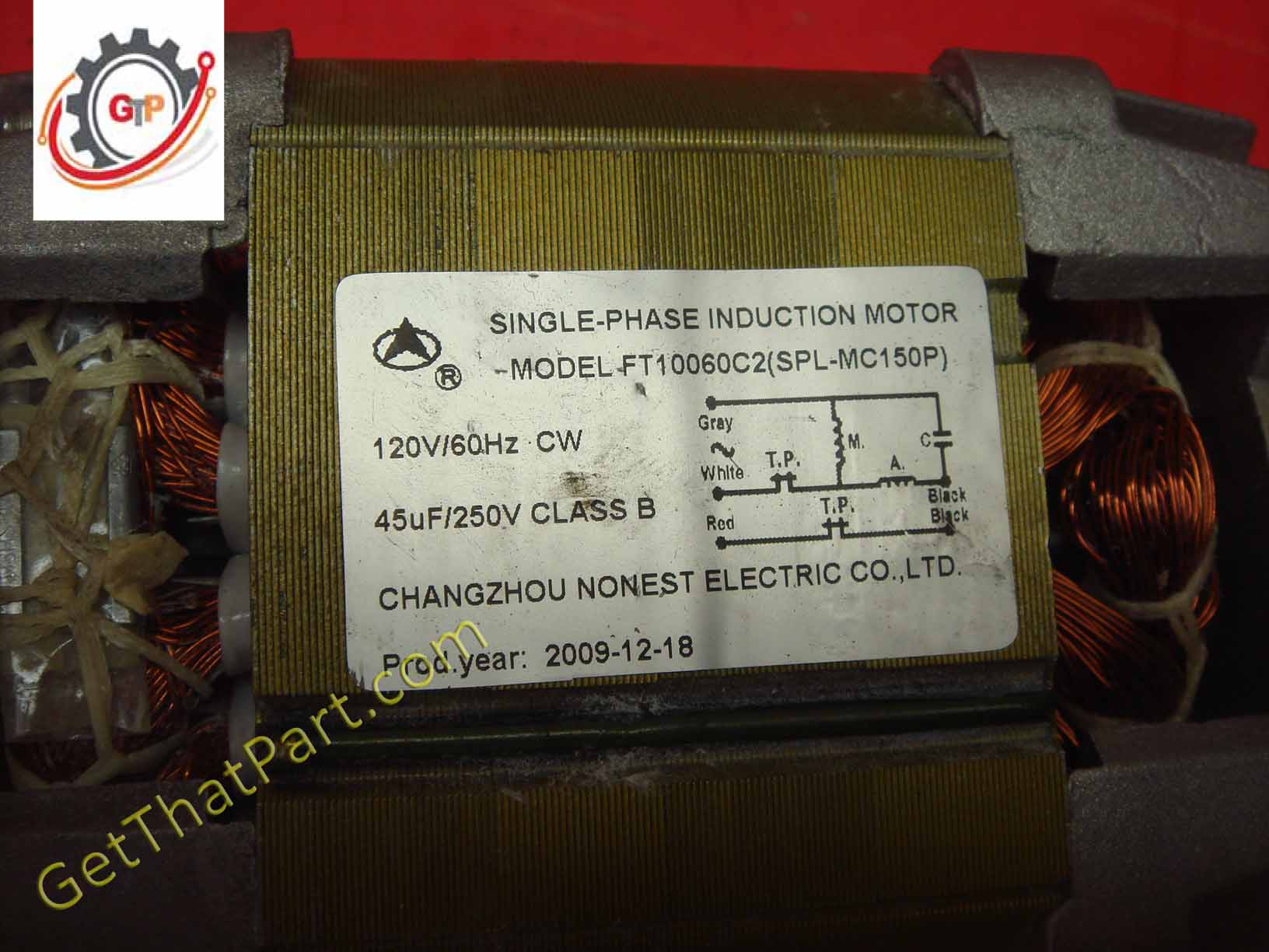 Staples SPL-XC240P Paper Shredder Oem Main Motor Assembly