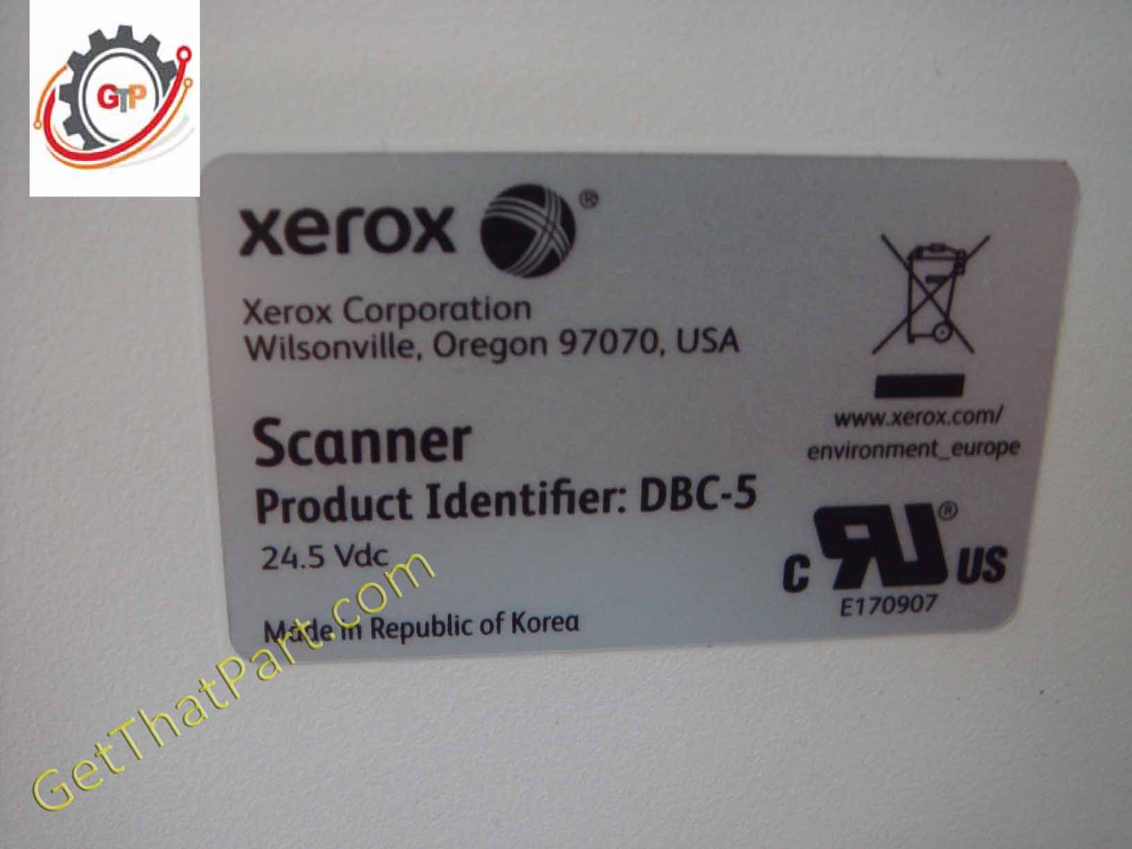 Xerox Colorqube 8700 Complete Scanner DADF Document Feeder Assy Tested